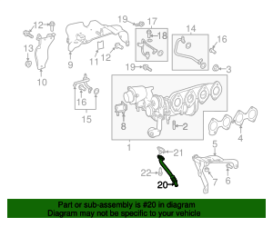 271-090-04-77 - Turbocharger Oil Line 2012-2015 Mercedes-Benz ...
