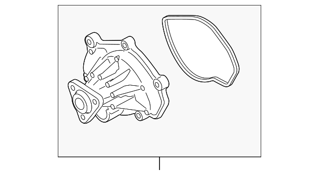 2008-2018 Porsche Water Pump Assembly 948-106-033-01 | Gaudin Porsche Parts