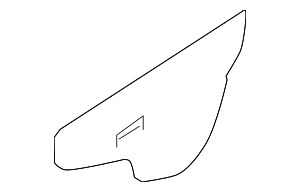 2018-2021 Nissan Kicks Water Shield - Driver's Side (LH) 80861-5RB0A ...