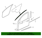 2018-2019 Nissan Kicks Tape - Driver's Side (LH) 80817-5RB0A ...