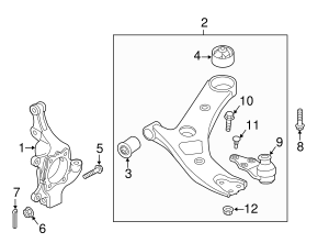 2011-2021 Kia OEM NEW 2011-20 Kia Sedona Sportage Outer Lower Ball ...