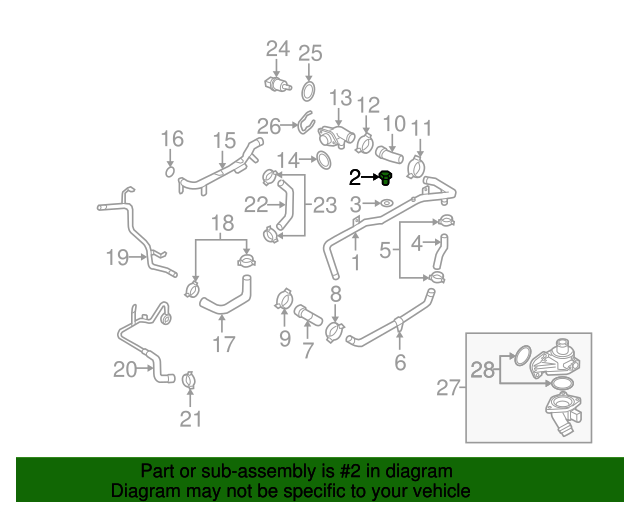 2005-2012 Audi Bleeder Valve N-904-832-04 | Audi USA Parts