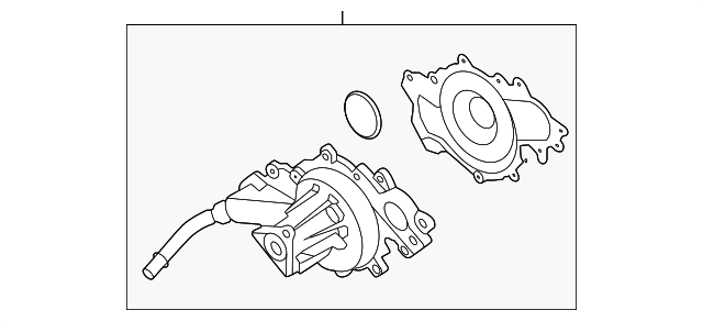 2021 Ford F-150 Water Pump ml3z8501a | TascaParts.com