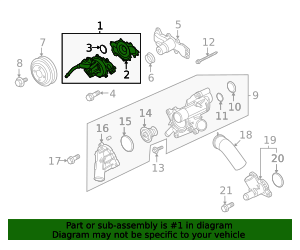 2021 Ford F-150 Water Pump ml3z8501a | TascaParts.com