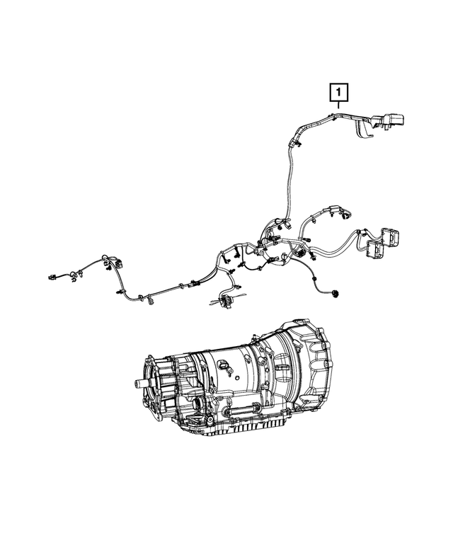 2022-2023 Jeep Wrangler Transmission Wiring 68480409AB | My Mopar Parts