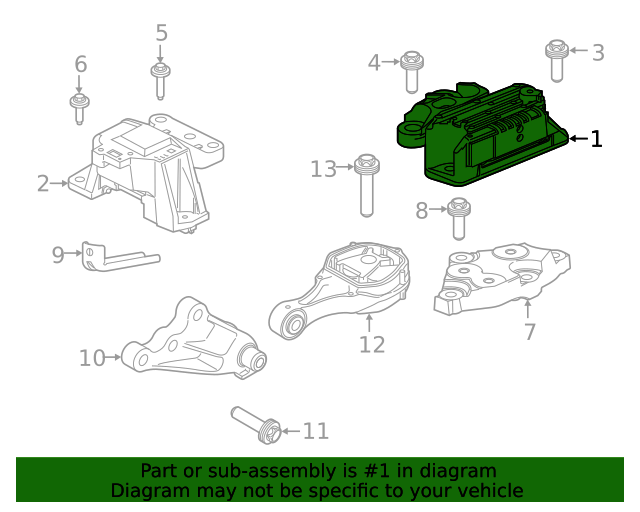 2019-2020 Fiat Side Mount - Passenger Side (RH) 68439614aa | TascaParts.com