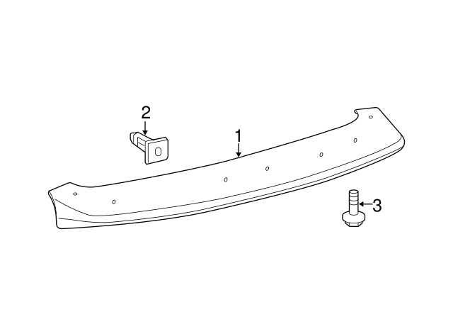 2016-2021 Lexus LX570 Spoiler 76085-60120-B1 | LexusOfKendall