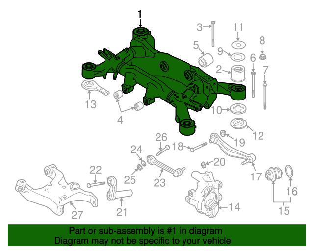 Genuine BMW 33-31-6-779-789 | Cross-Member | FREE Shipping on Most ...