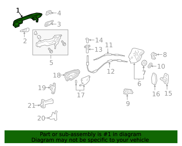 69210-76030-B3 - Exterior Door Handle 2023 Lexus UX250h ...