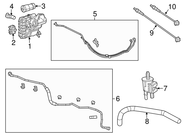 2005-2023 Mopar Leak Detect Pump 04861961AD | Mopar Parts Canada