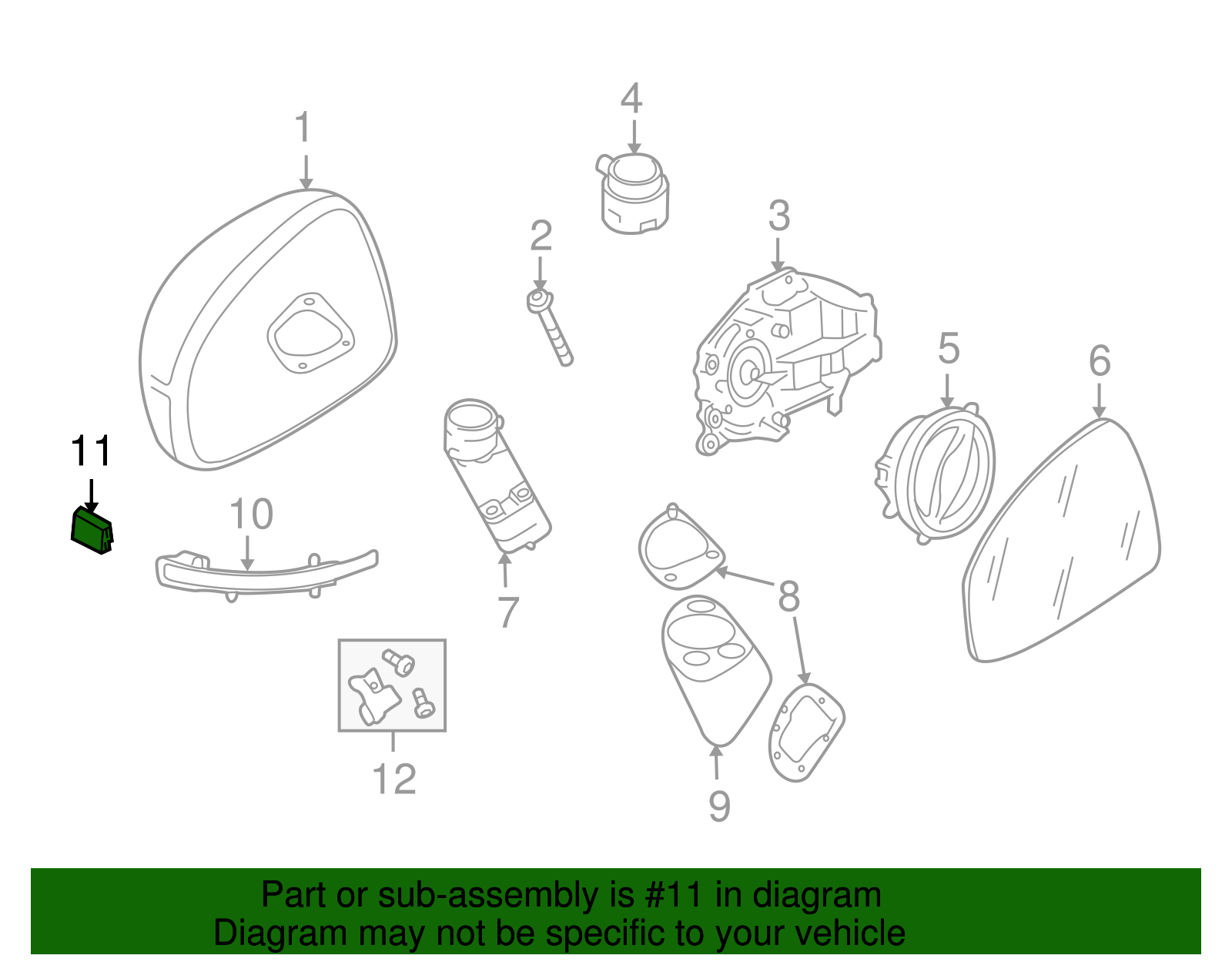 2008-2012 Audi R8 Turn Signal Lamp Connector 4H0-973-702-A | Audi USA Parts