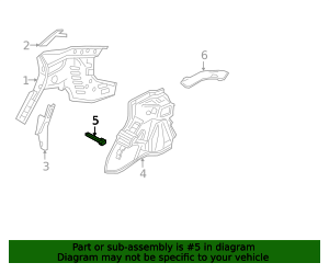 64323-TBA-A01 - Inner Wheelhouse Bracket 2016-2022 Honda | Honda Parts ...