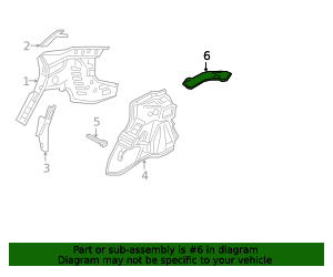 64350-TBA-A00ZZ - Quarter Panel Bracket 2016-2022 Honda | Honda Parts ...