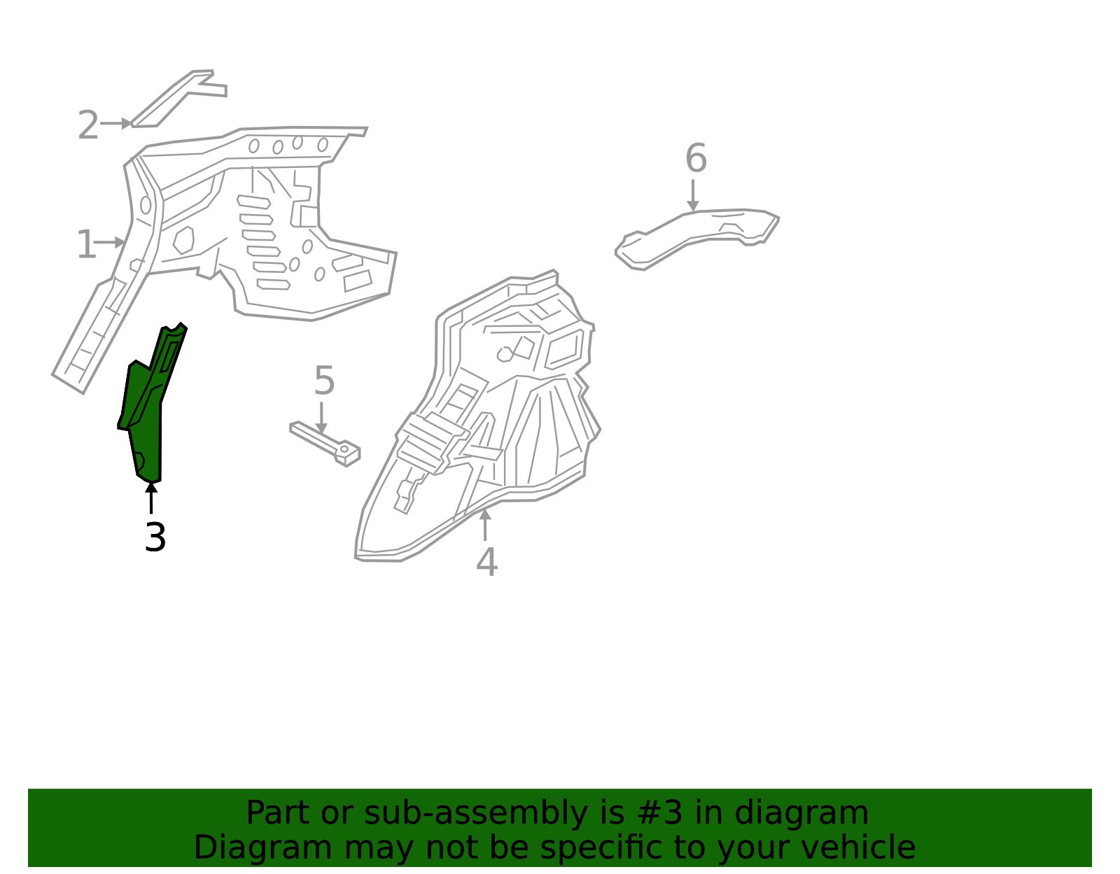 64720-TBA-305ZZ - Quarter Panel Extension 2016-2022 Honda | Honda Parts ...
