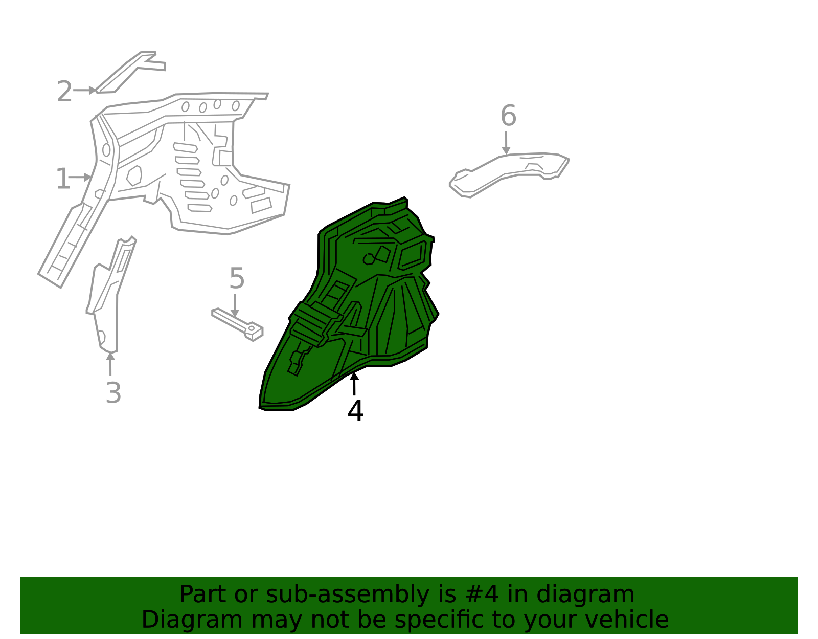 64330-TBA-A00ZZ - Inner Wheelhouse 2016-2021 Honda Civic | Honda Parts ...