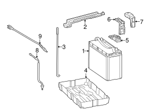 Lexus OEM Battery Part# 28800-21171 | OEM Vehicle Parts