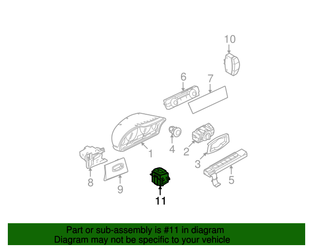 61319185675 - 2007-2017 BMW Convertible Top Switch (61-31-9-185-675 ...