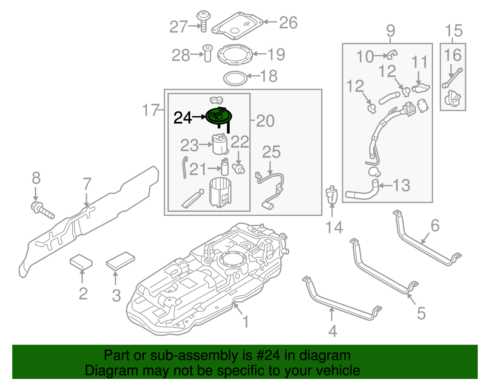 35342-2E500 - Pressure Sensor 2012-2019 Kia | Kia.Parts Store