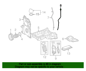 642-010-09-72 - Engine Oil Dipstick 2007-2012 Mercedes-Benz ...