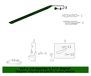 2019-2020 Chevrolet Upper Molding - Passenger Side (RH) 84493661 ...