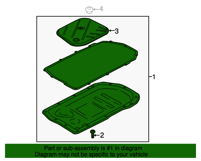 24-11-7-613-238 - Transmission Oil Pan 2013-2015 BMW | AutoNationParts.com