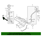 2010-2015 Hyundai Tucson Fuel Pump Assembly Tube 31143-2S500 | OEM ...