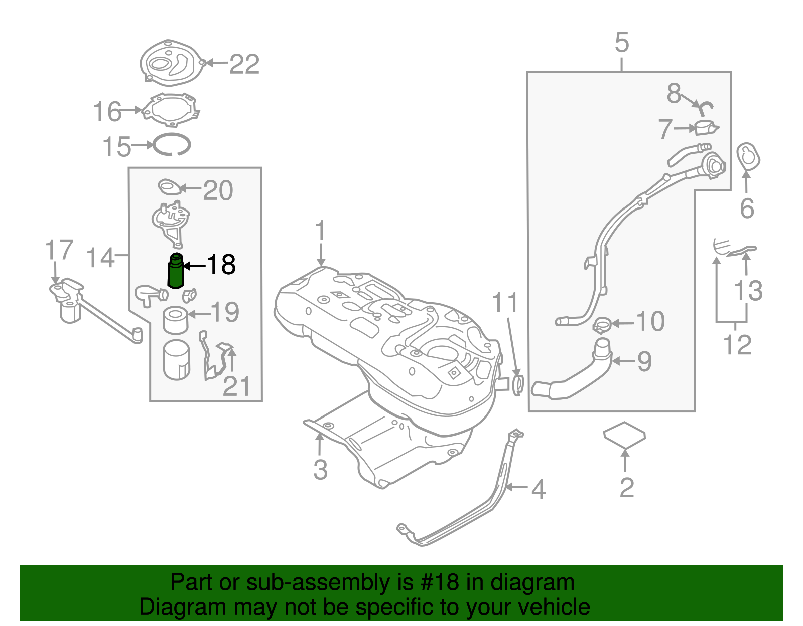 2010-2013 Hyundai Tucson Fuel Pump 31111-2S000 | Retail Performance ...