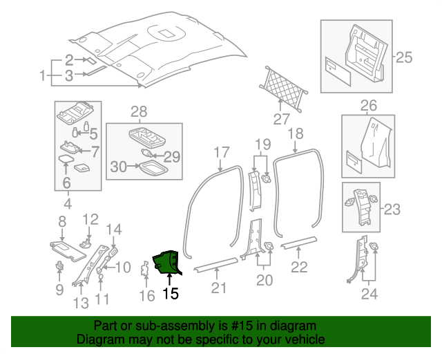 2005-2015 Toyota Tacoma Cowl Trim 62112-04060-B0 | Toyota Parts Center