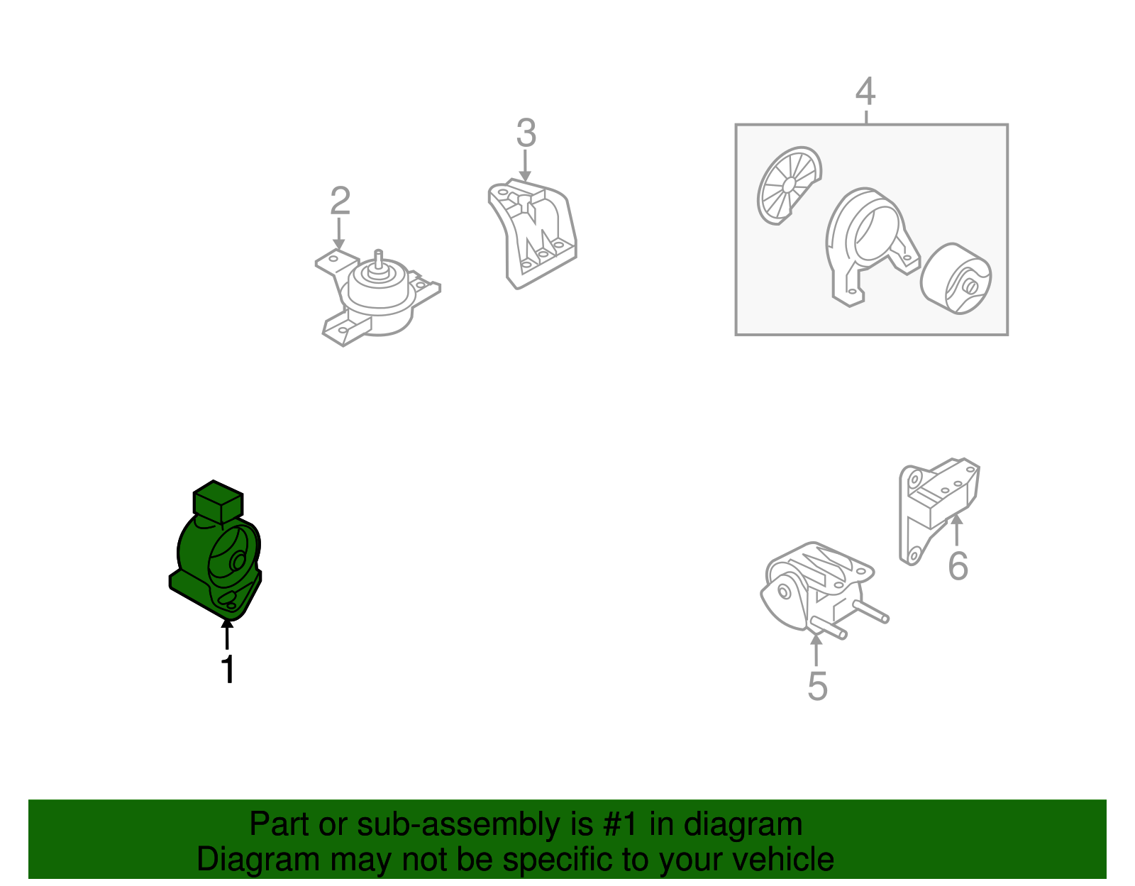 21910-2B100 - Front Mount 2011-2012 Kia Sorento | Kia.Parts Store