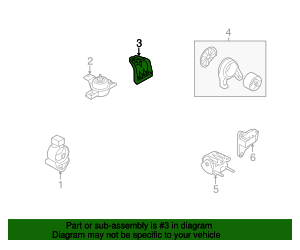 21825-2P000 - Side Mount Bracket 2011-2013 Kia Sorento | Kia.Parts Store