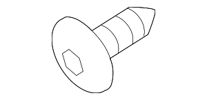 30640602 - Fender Liner Screw - 2004-2021 Volvo | Volvo OEM Parts Direct