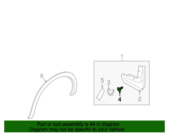 30640602 - Fender Liner Screw - 2004-2021 Volvo | Volvo OEM Parts Direct