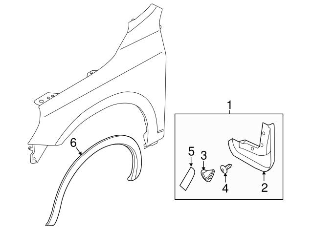 1991-2018 Volvo Fender Liner Retainer Nut 949125 | Genuine Volvo ...