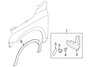 30640602 - Fender Liner Screw - 2004-2021 Volvo | Volvo OEM Parts Direct