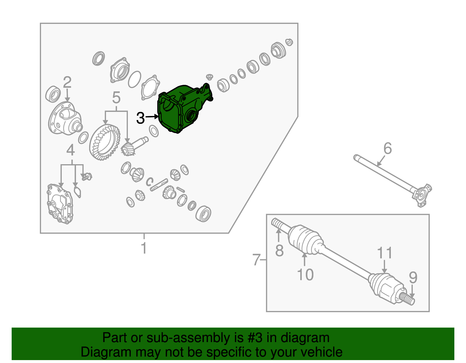2007-2019 Infiniti Carrier 38511-AR50A | Infiniti of Orland Park