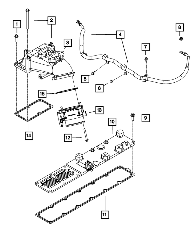 2007-2024 Mopar OEM NEW 2007-19 Mopar Dodge Ram 3500 4500 Manifold Air ...