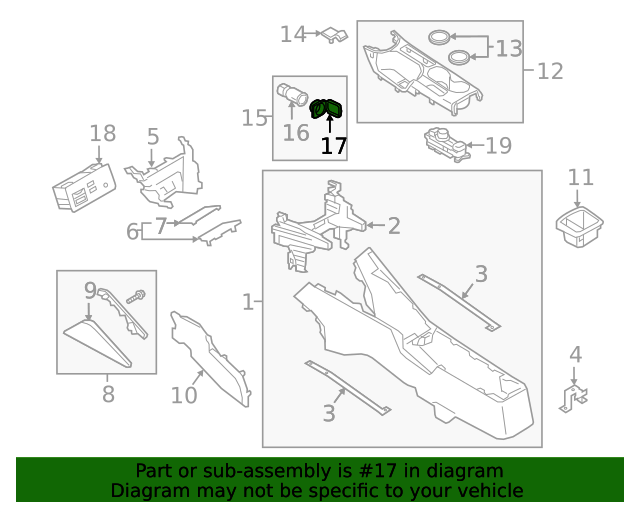 2016-2020 Toyota Power Outlet Cover 85535-WB001 | Toyota Parts Center