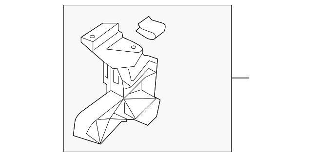 83A-805-607-A - Headlamp Bracket 2019-2023 Audi Q3 | Audi OEM Parts
