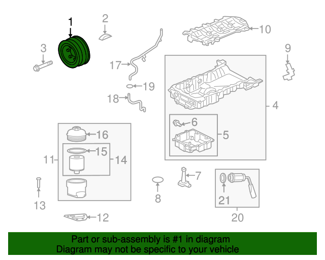 Jaguar OEM Vibration Damper Part# AJ812312 | OEM Vehicle Parts
