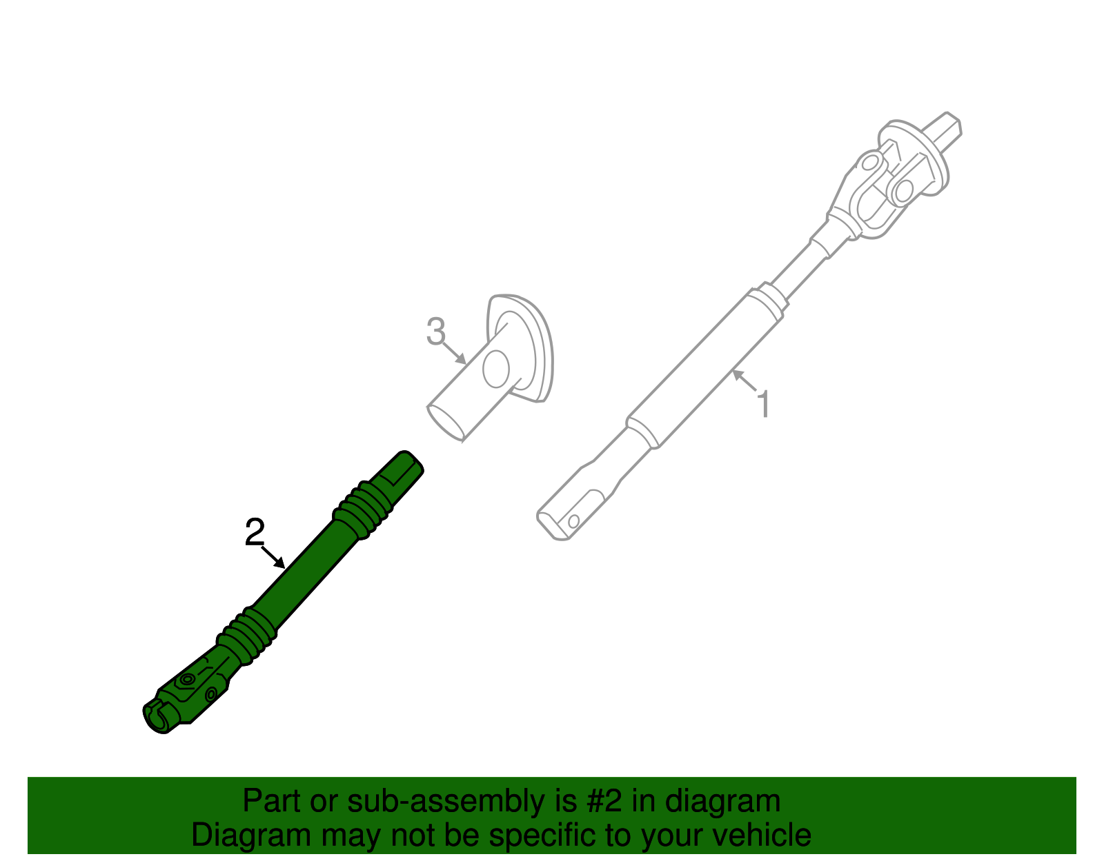 85721658 - W (S)Shaft GMPartsNow