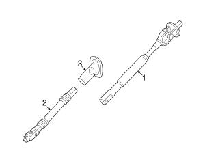 2017-2019 GM Intermediate Steering Shaft 85104189 GM | GMPartsDirect.com