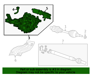 2019-2022 Ram 1500 Axle 68349702AE | Mopar Parts Canada
