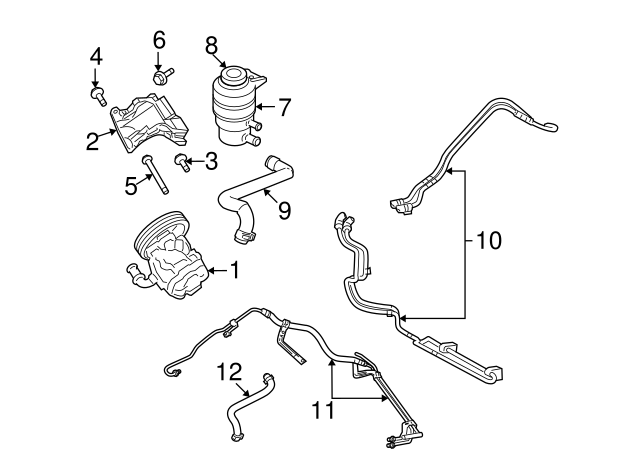 2012-2014 Jeep Compass Power Steering Cooler 5154511AJ | TascaParts.com