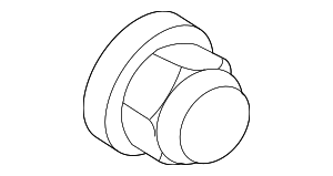 1989-2020 Mitsubishi Axle Nut MB515403 | Auto Parts