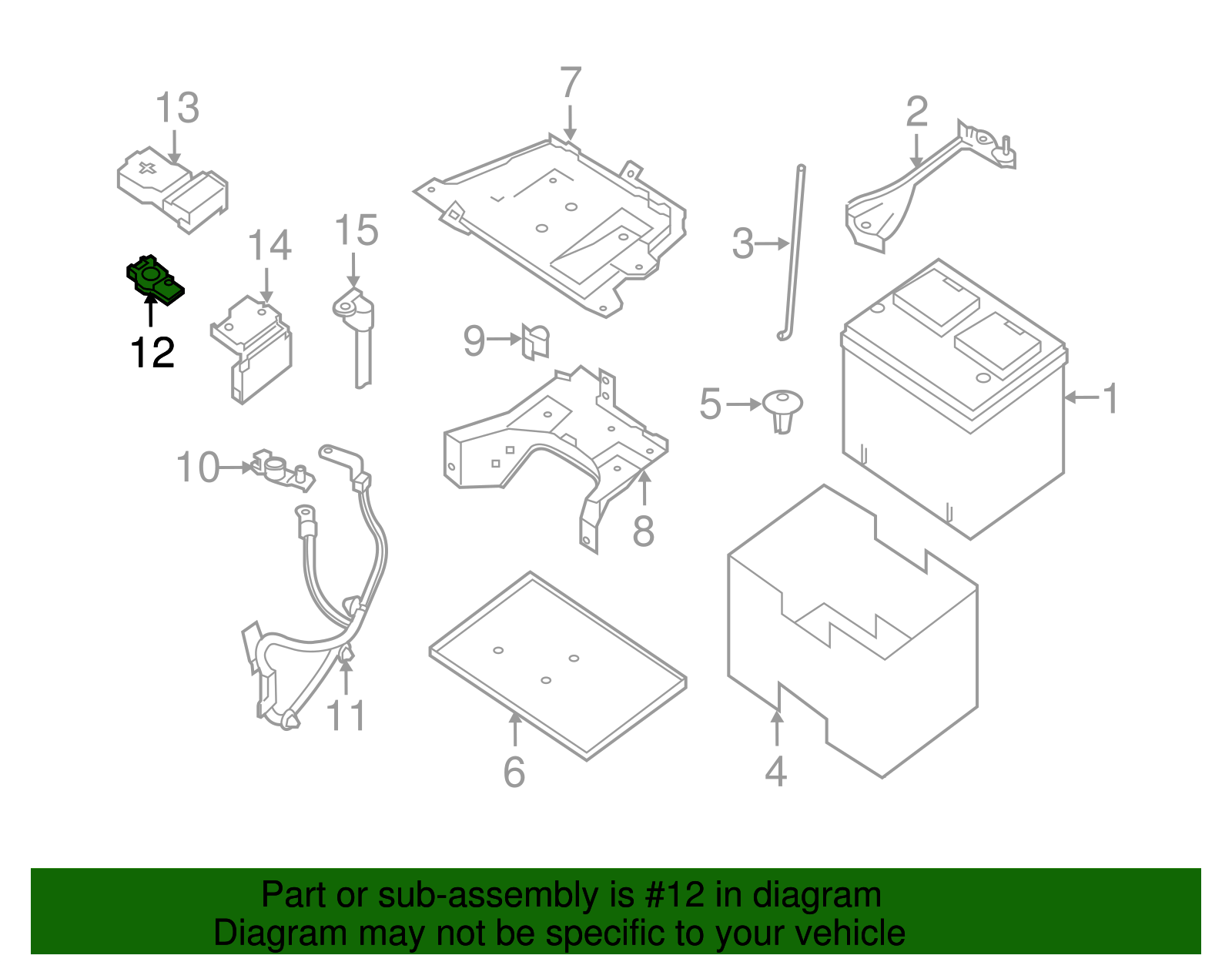 2005-2020 Infiniti Positive Term 24340-7F003 | Infiniti OEM Parts Online