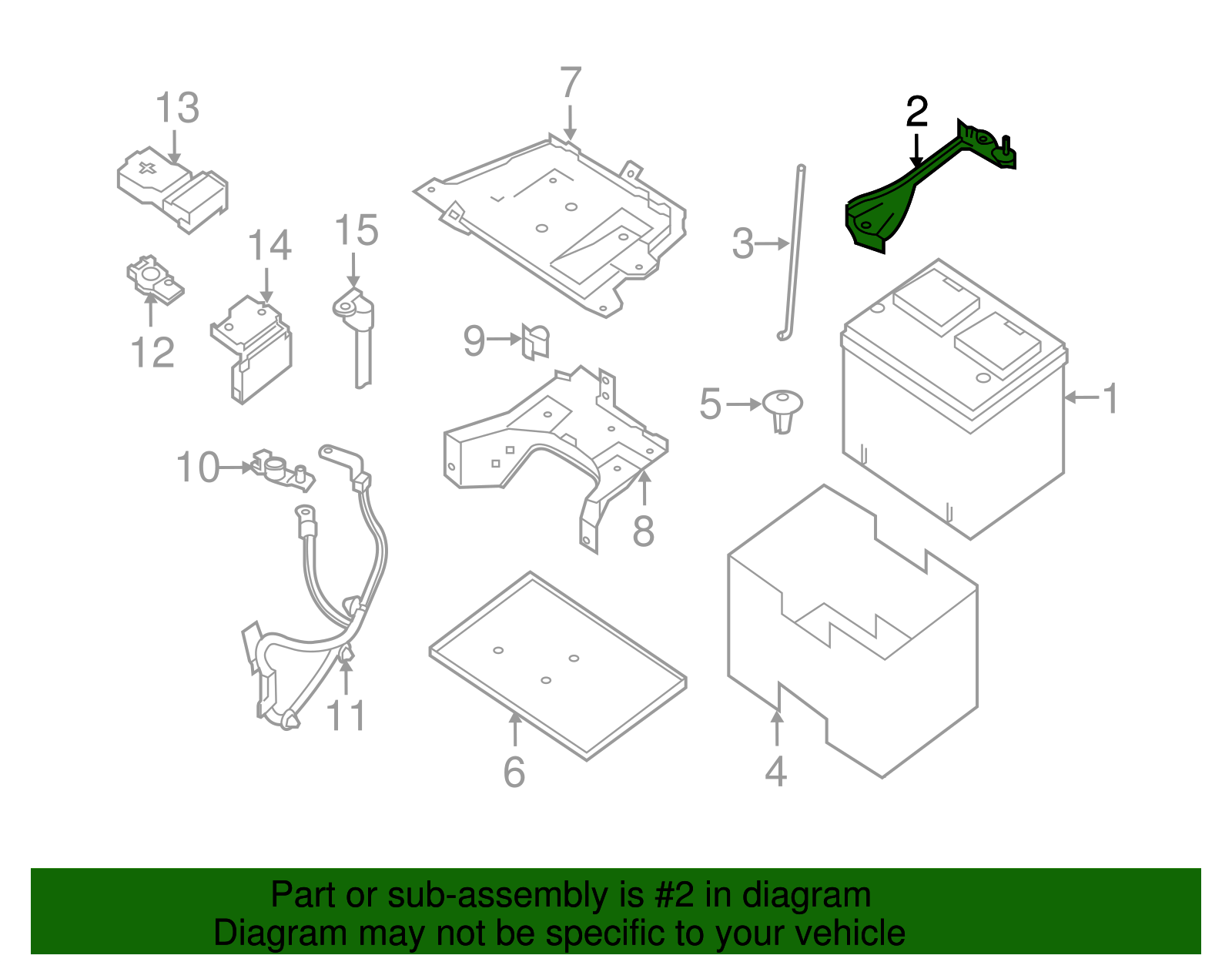 2019-2020 Infiniti QX60 Hold Down 24420-9DJ0A | Faulkner Infiniti of ...