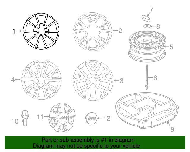 2018 Jeep Cherokee Adjusters, Recliners And Shields, Driver Seat ...