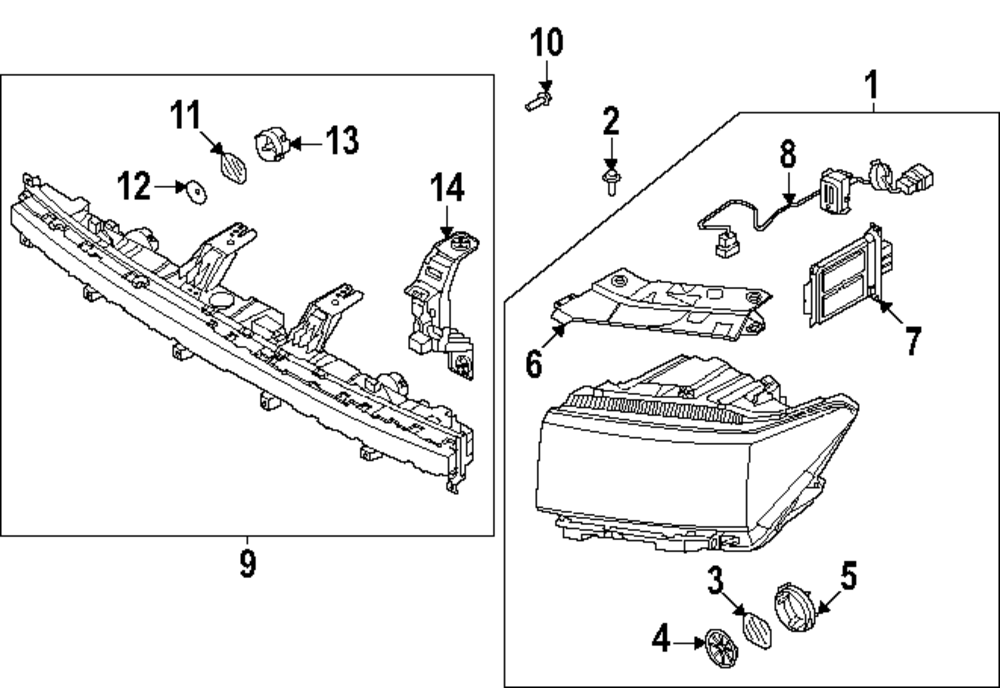 2024-2025 Hyundai Santa Fe Headlamp Assembly 92101-R6100 | Retail ...