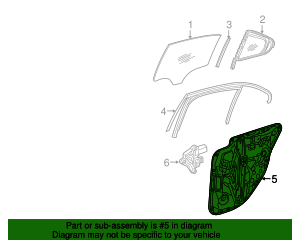 205-730-80-01 - Window Regulator 2015-2018 Mercedes-Benz | Mercedes ...