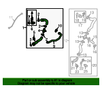 4G0-122-101-AT - Upper Hose 2016-2018 Audi | Audi OEM Parts